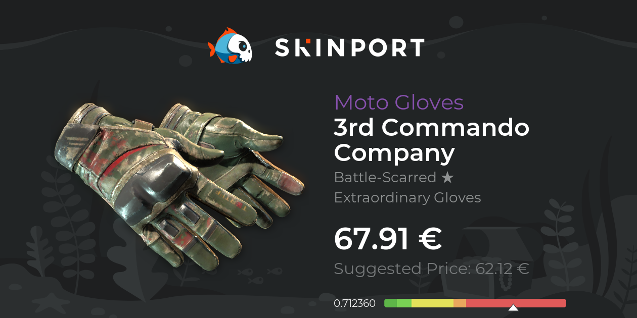Moto Gloves | 3rd Commando Company (Battle-Scarred) - Counter-Strike 2 ...