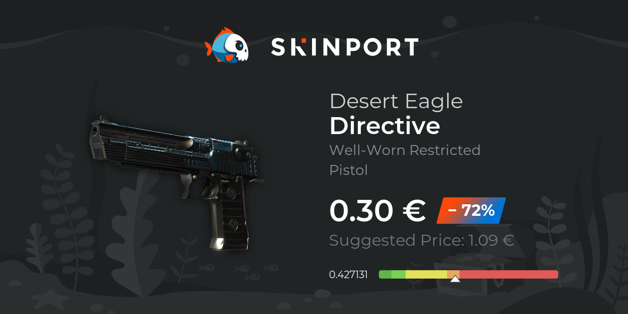 Desert Eagle | Directive (Well-Worn) - Counter-Strike 2 - Skinport