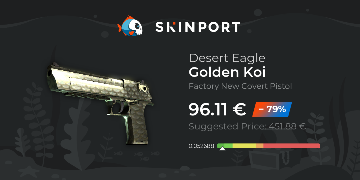 Desert Eagle | Golden Koi (Factory New) - Counter-Strike 2 - Skinport