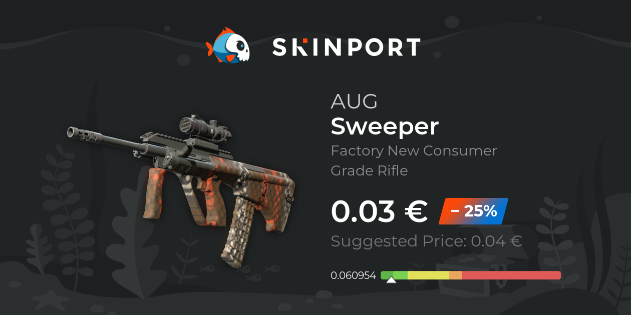 AUG | Sweeper (Factory New) - Counter-Strike 2 - Skinport