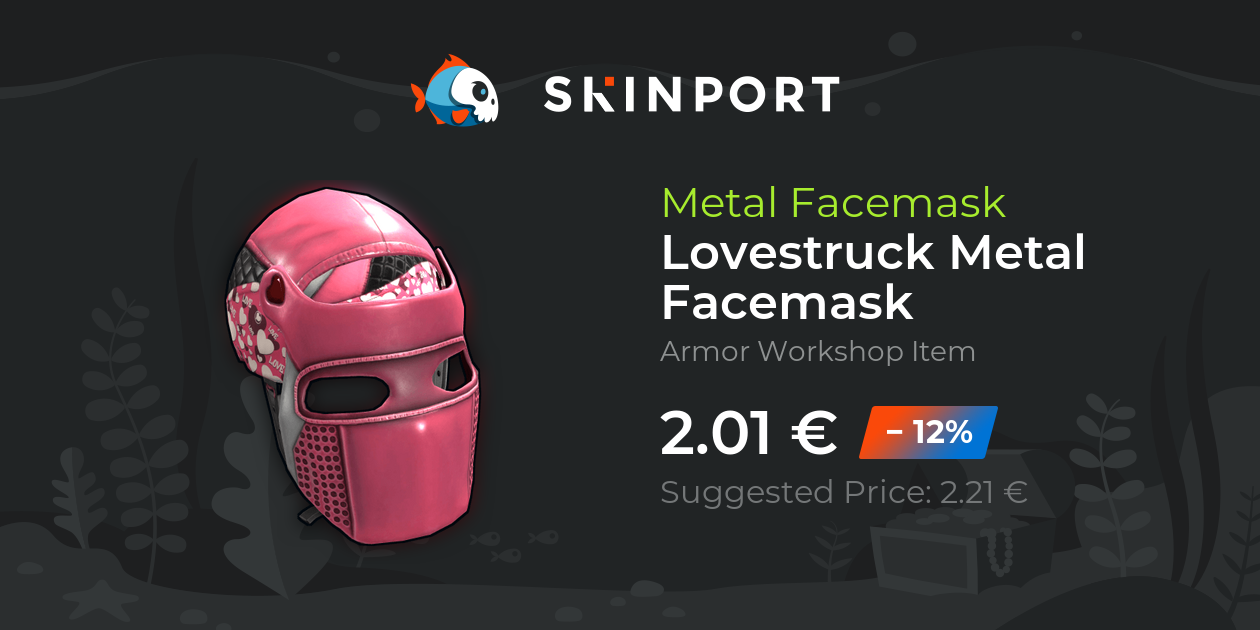 Lovestruck Metal Facemask - Rust - Skinport