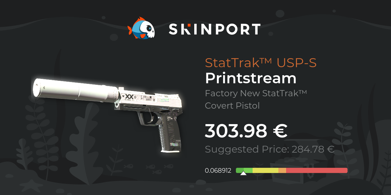 StatTrak™ USP-S | Printstream (Factory New) - Counter-Strike 2 - Skinport