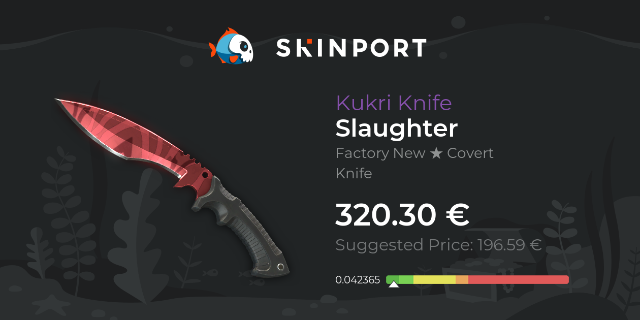 Kukri Knife | Slaughter (Factory New) - Counter-Strike 2 - Skinport