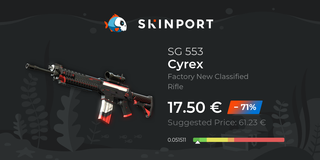 SG 553 | Cyrex (Factory New) - Counter-Strike 2 - Skinport