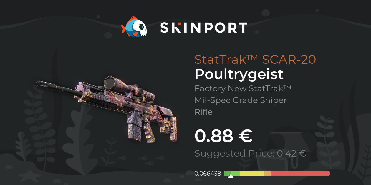 StatTrak™ SCAR-20 | Poultrygeist (Factory New) - Counter-Strike 2 ...