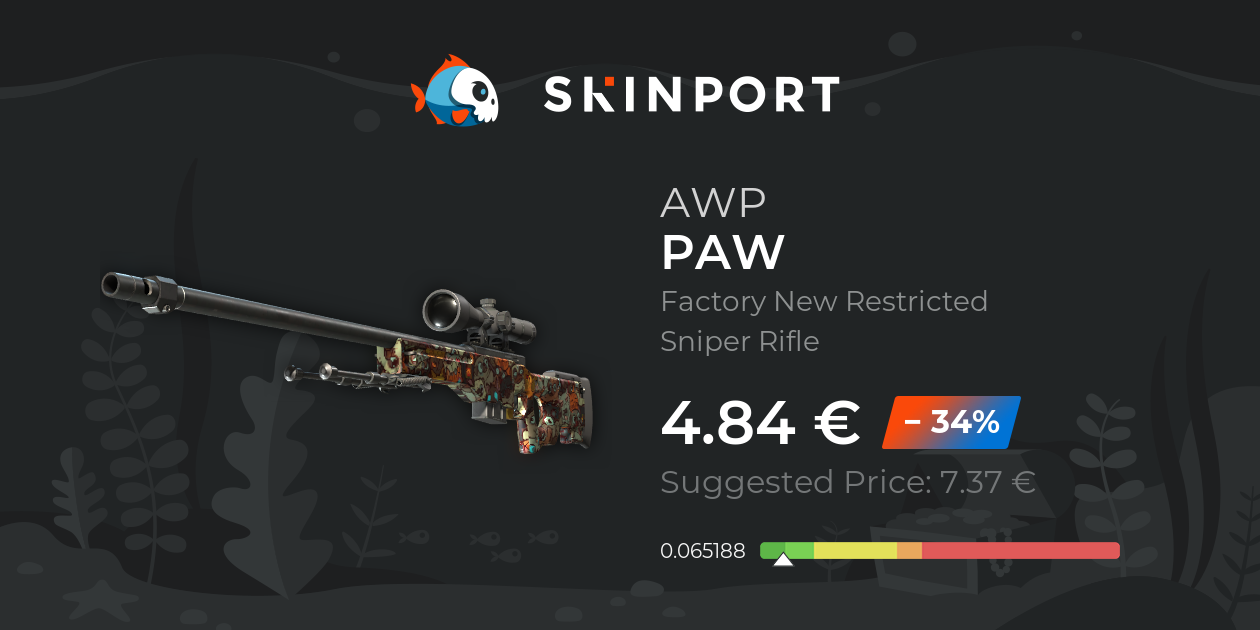 AWP | PAW (Factory New) - Counter-Strike 2 - Skinport