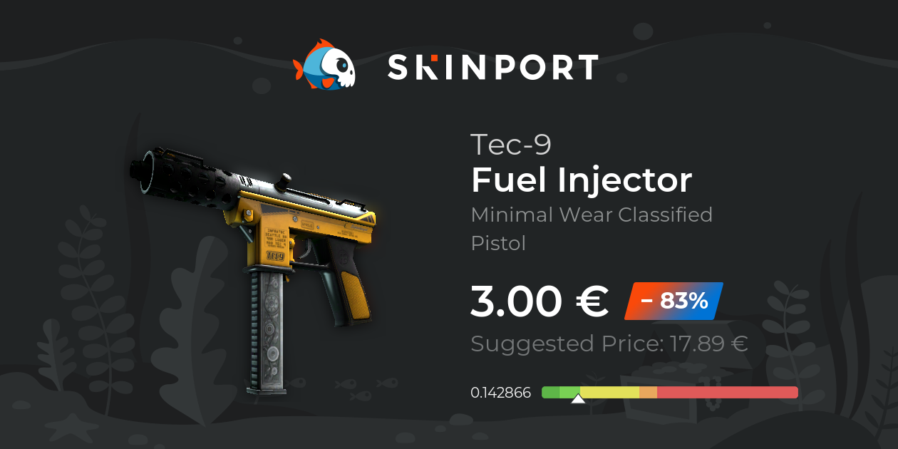 Tec-9 | Fuel Injector (Minimal Wear) - Counter-Strike 2 - Skinport