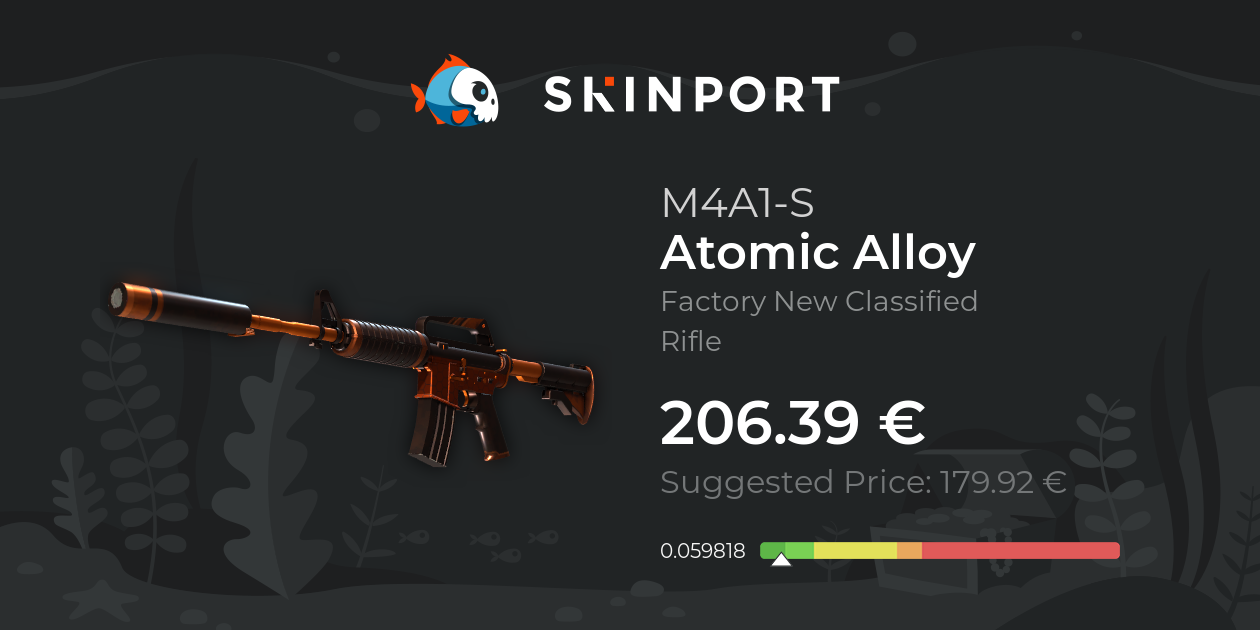 M4A1-S | Atomic Alloy (Factory New) - Counter-Strike 2 - Skinport