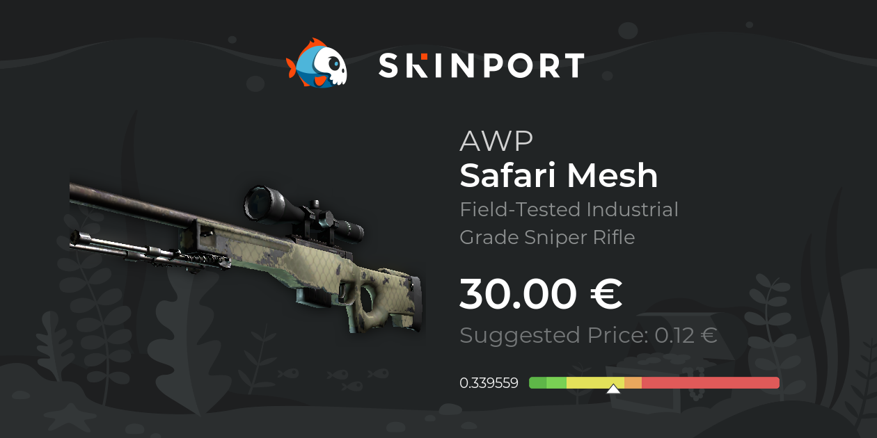 AWP | Safari Mesh (Field-Tested) - Counter-Strike 2 - Skinport
