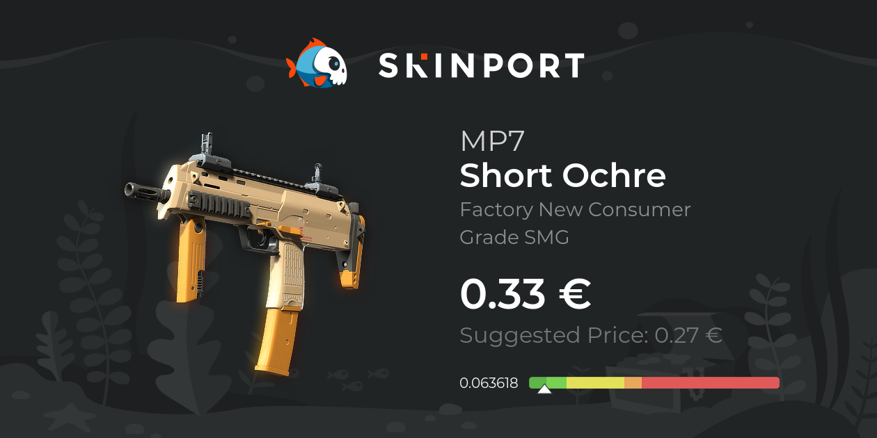 MP7 | Short Ochre (Factory New) - Counter-Strike 2 - Skinport
