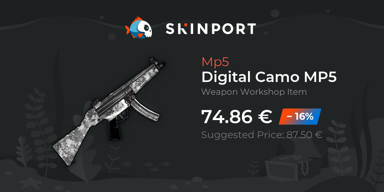 Digital Camo MP5 - Rust - Skinport