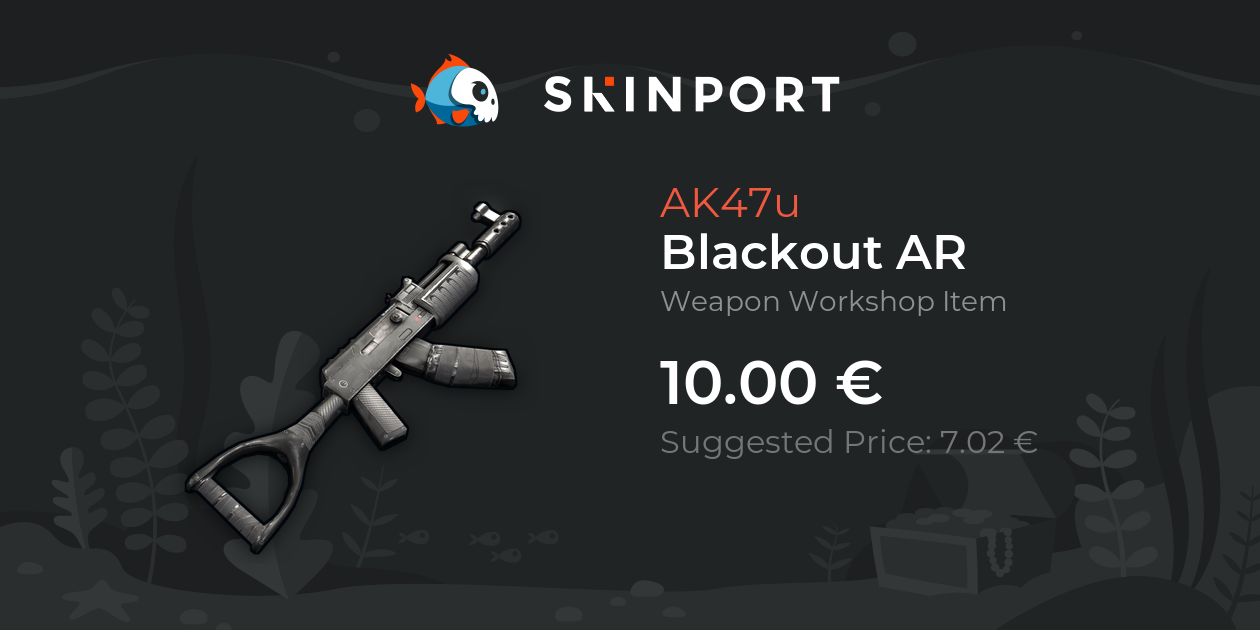 Blackout AR - Rust - Skinport