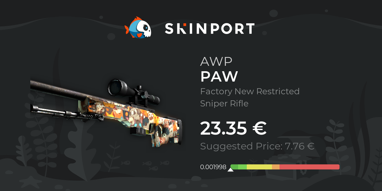AWP | PAW (Factory New) - Counter-Strike 2 - Skinport