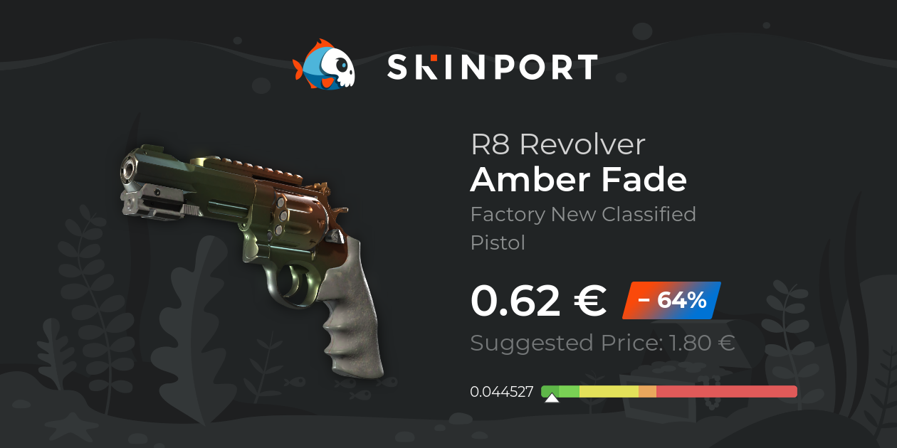 R8 Revolver | Amber Fade (Factory New) - Counter-Strike 2 - Skinport