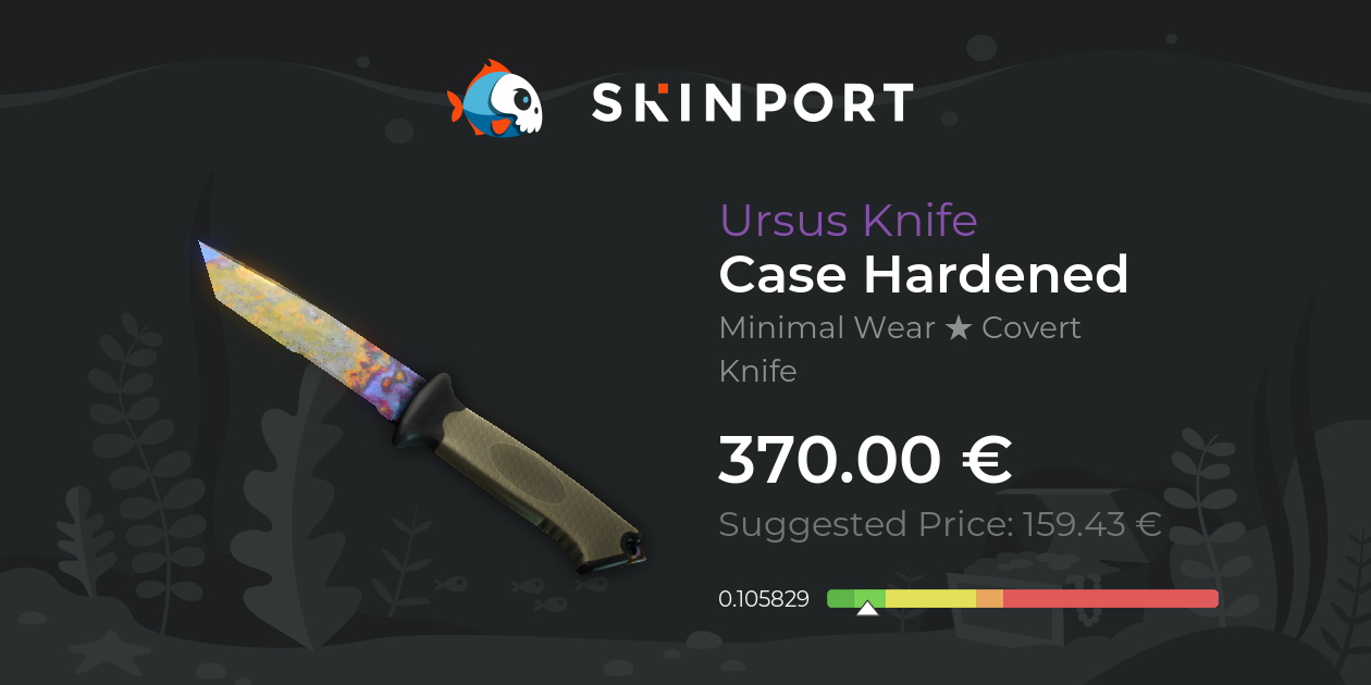 Ursus Knife | Case Hardened (Minimal Wear) - Counter-Strike 2 - Skinport