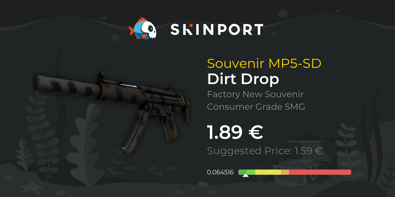 Souvenir MP5-SD | Dirt Drop (Factory New) - CS2 - Skinport