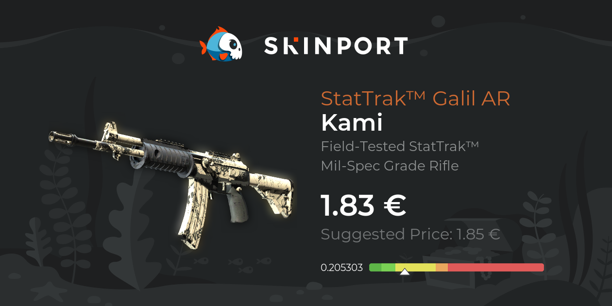 StatTrak™ Galil AR | Kami (Field-Tested) - Counter-Strike 2 - Skinport