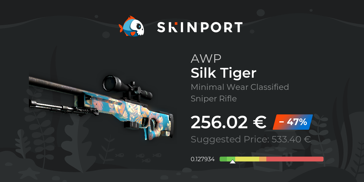 AWP | Silk Tiger (Minimal Wear) - Counter-Strike 2 - Skinport