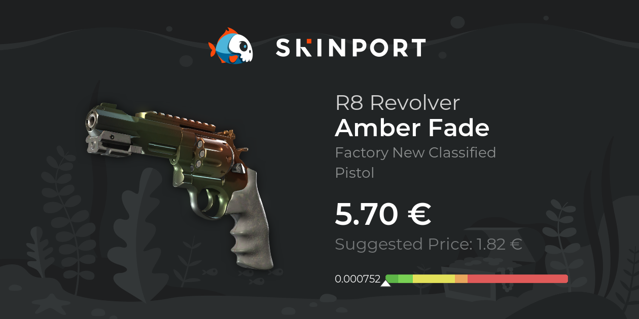 R8 Revolver | Amber Fade (Factory New) - Counter-Strike 2 - Skinport