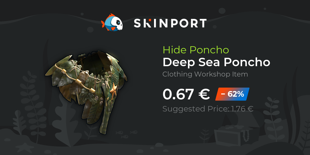 Deep Sea Poncho - Rust - Skinport