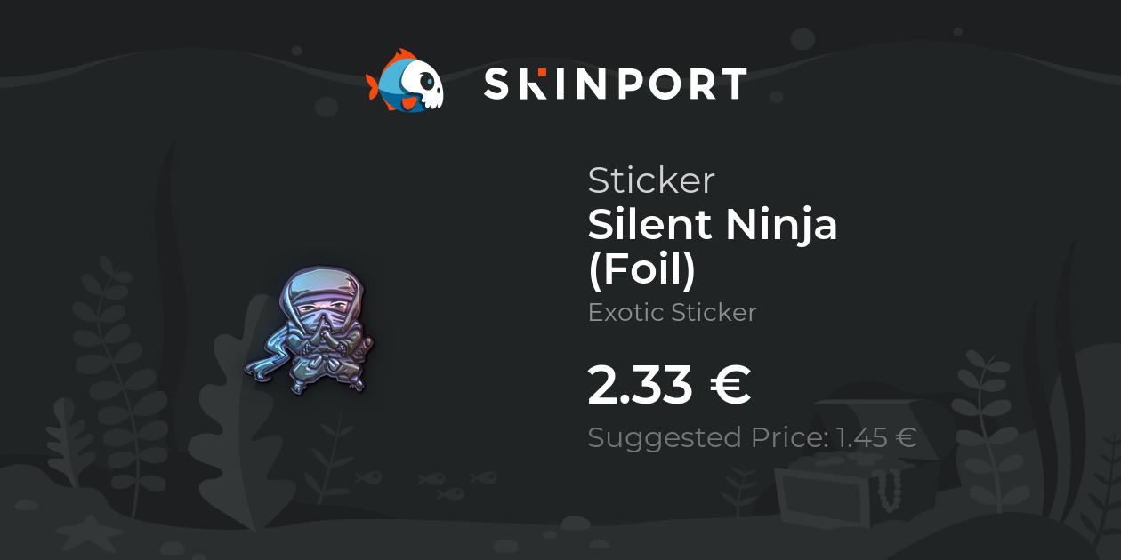 Sticker | Silent Ninja (Foil) - Counter-Strike 2 - Skinport