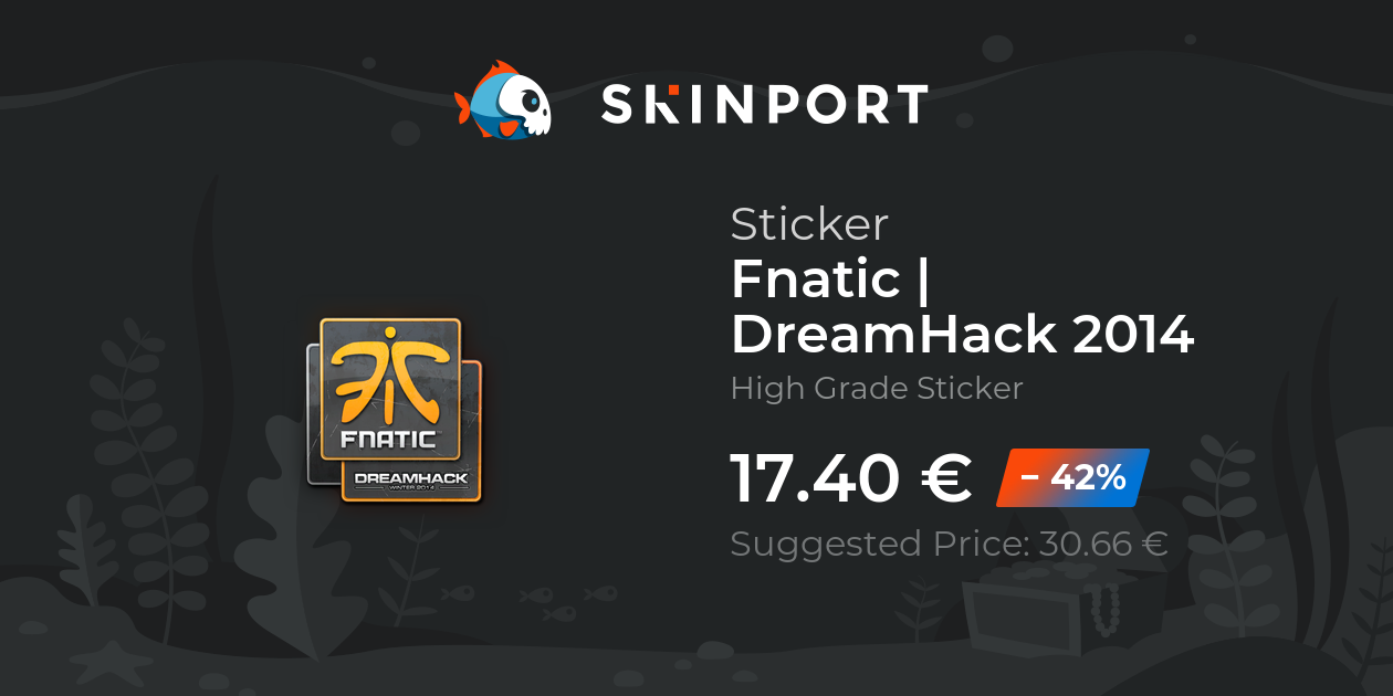 Sticker | Fnatic | DreamHack 2014 - Counter-Strike 2 - Skinport