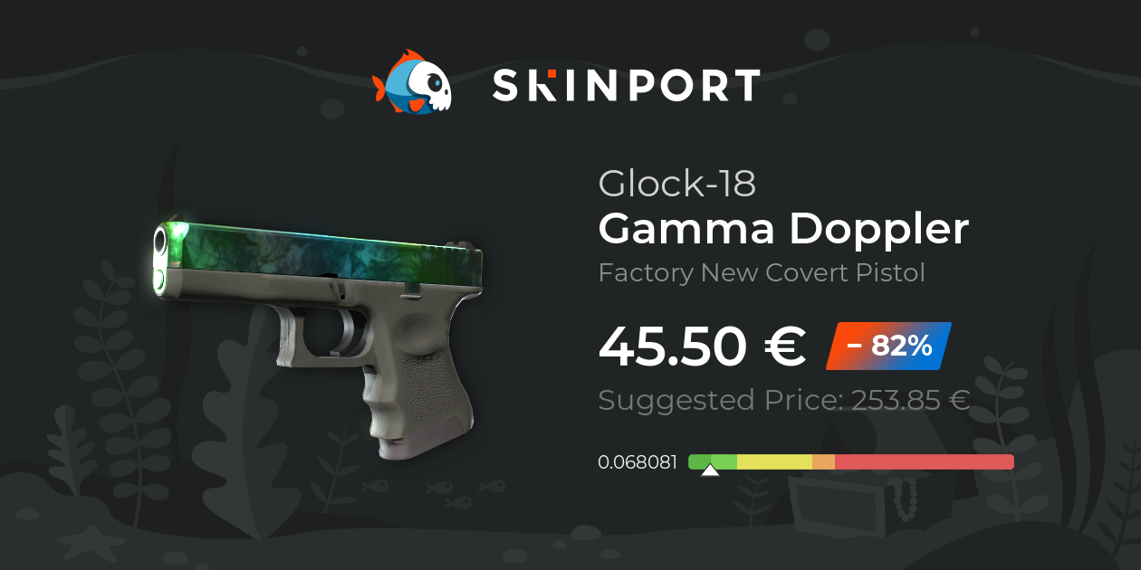 Glock-18 | Gamma Doppler (Factory New) - Counter-Strike 2 - Skinport