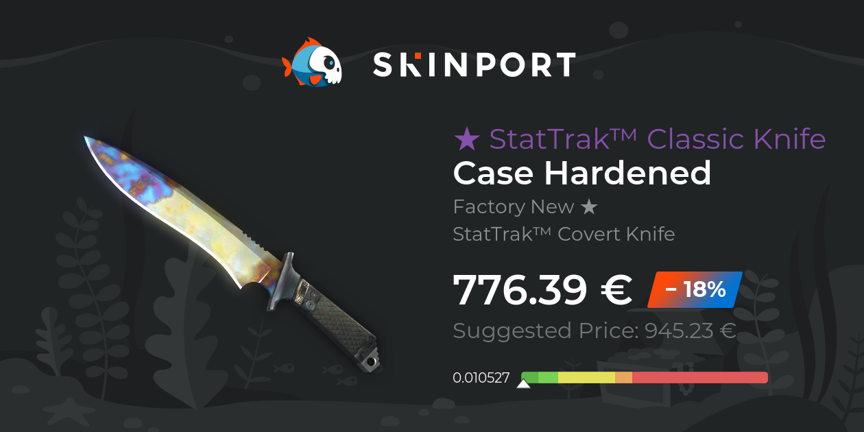 StatTrak™ Classic Knife | Case Hardened (Factory New) - Counter-Strike ...