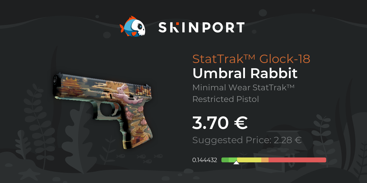 StatTrak™ Glock-18 | Umbral Rabbit (Minimal Wear) - Counter-Strike 2 ...