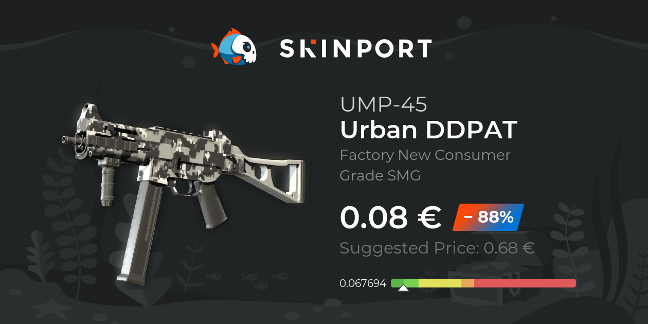 UMP-45 | Urban DDPAT (Factory New) - Counter-Strike 2 - Skinport