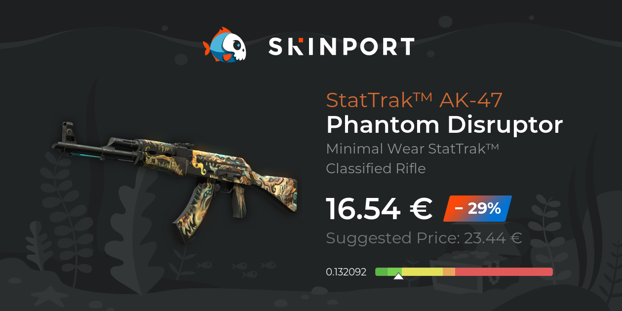 StatTrak™ AK-47 | Phantom Disruptor (Minimal Wear) - Counter-Strike 2 ...