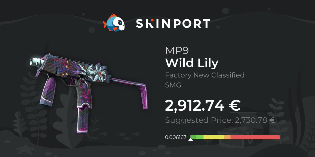 MP9 | Wild Lily (Factory New) - Counter-Strike 2 - Skinport