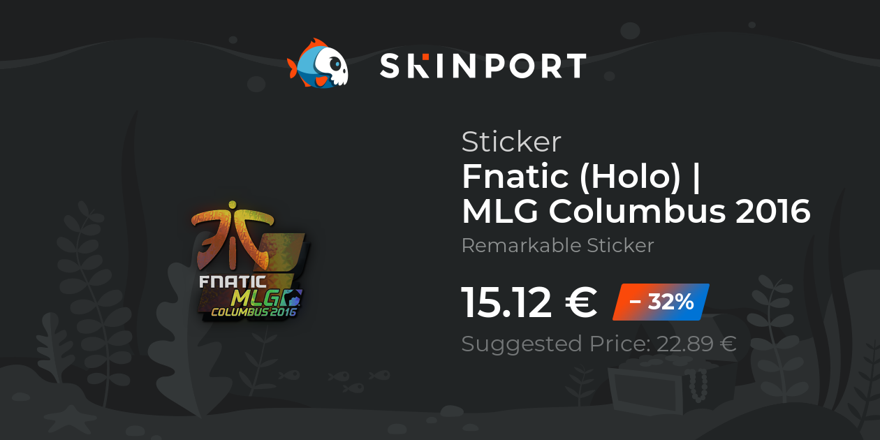 Sticker | Fnatic (Holo) | MLG Columbus 2016 - Counter-Strike 2 - Skinport