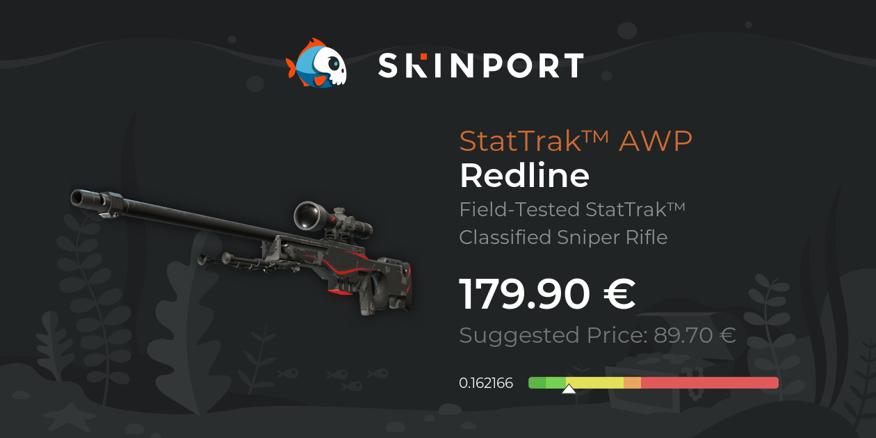 StatTrak™ AWP | Redline (Field-Tested) - Counter-Strike 2 - Skinport