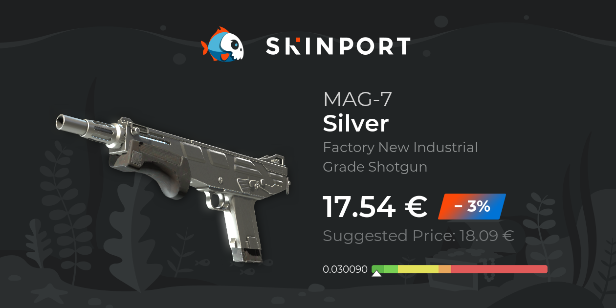 MAG-7 | Silver (Factory New) - Counter-Strike 2 - Skinport