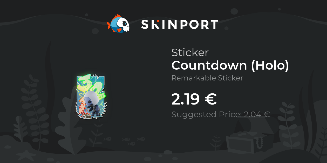 Sticker | Countdown (Holo) - Counter-Strike 2 - Skinport