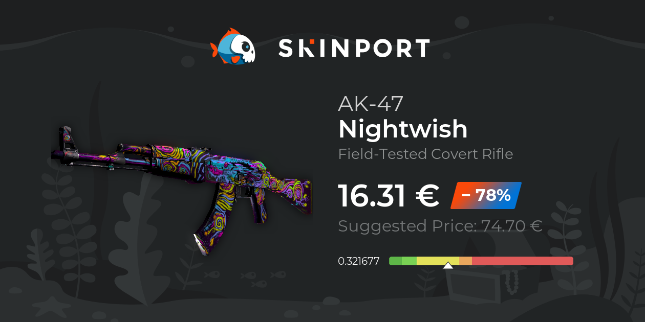 AK-47 | Nightwish (Field-Tested) - Counter-Strike 2 - Skinport