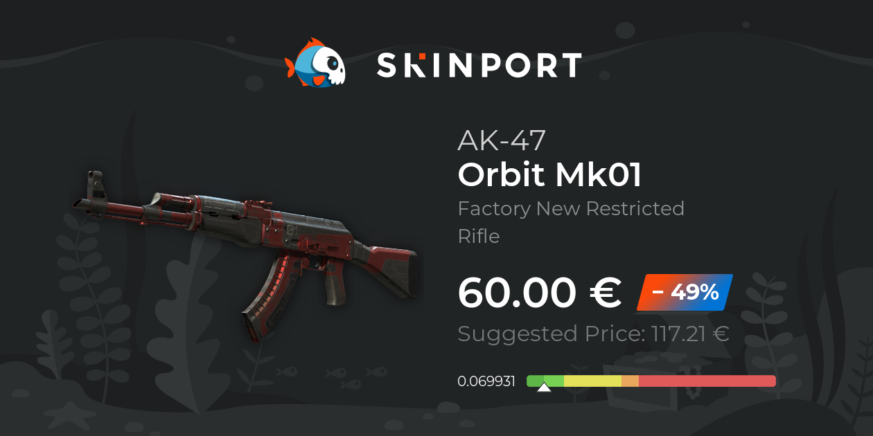 AK-47 | Orbit Mk01 (Factory New) - Counter-Strike 2 - Skinport