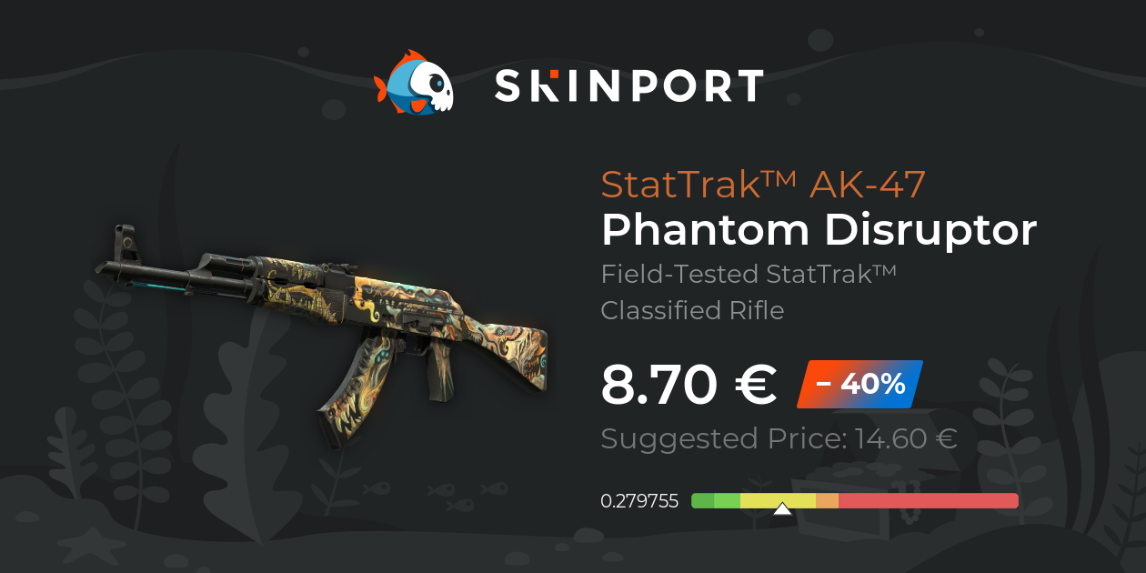 StatTrak™ AK-47 | Phantom Disruptor (Field-Tested) - Counter-Strike 2 ...