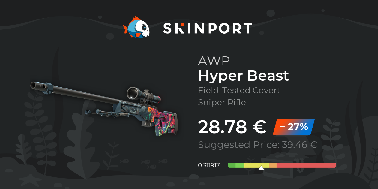 AWP | Hyper Beast (Field-Tested) - Counter-Strike 2 - Skinport