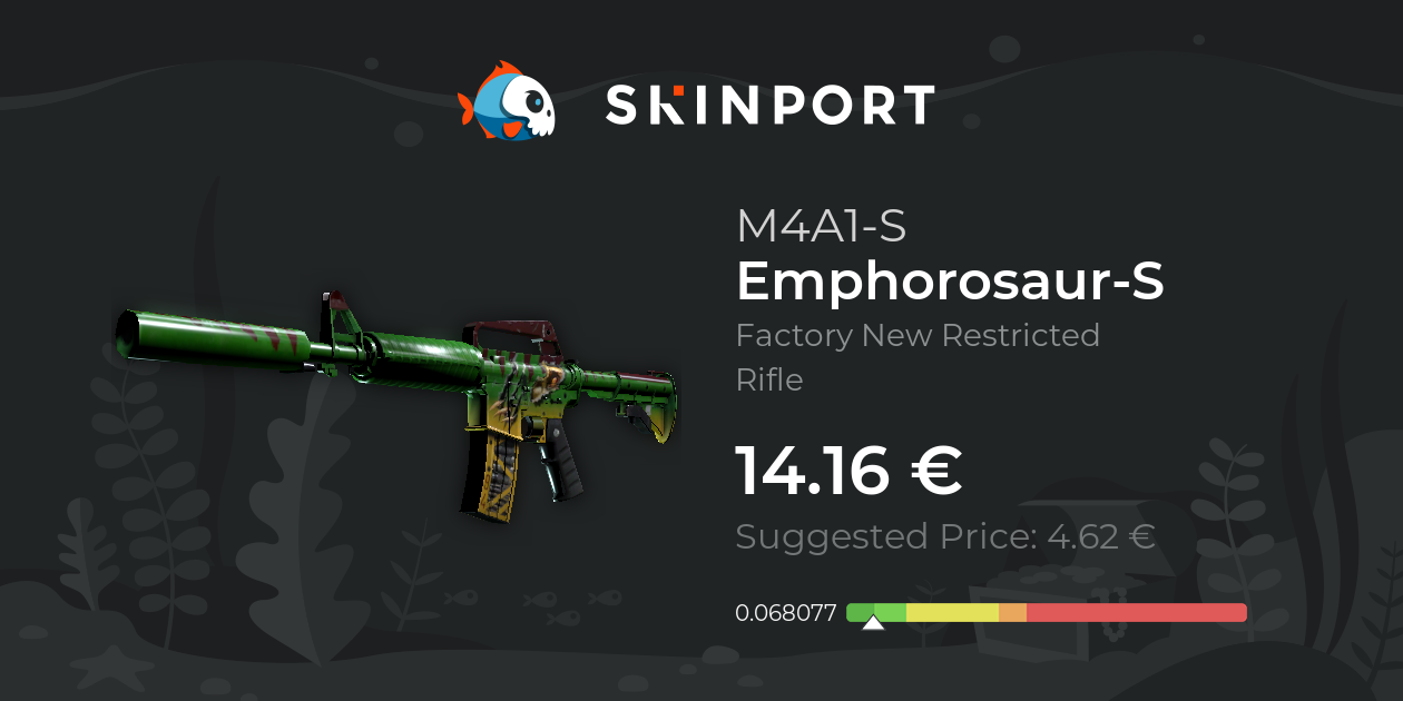 M4A1-S | Emphorosaur-S (Factory New) - Counter-Strike 2 - Skinport