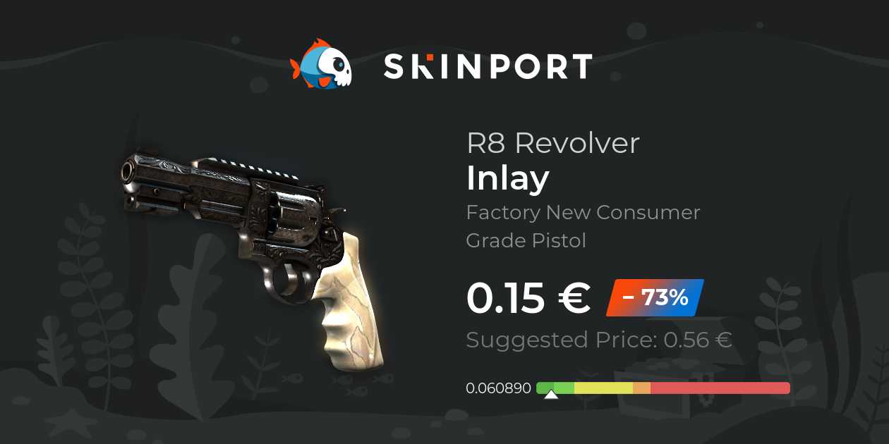 R8 Revolver | Inlay (Factory New) - Counter-Strike 2 - Skinport