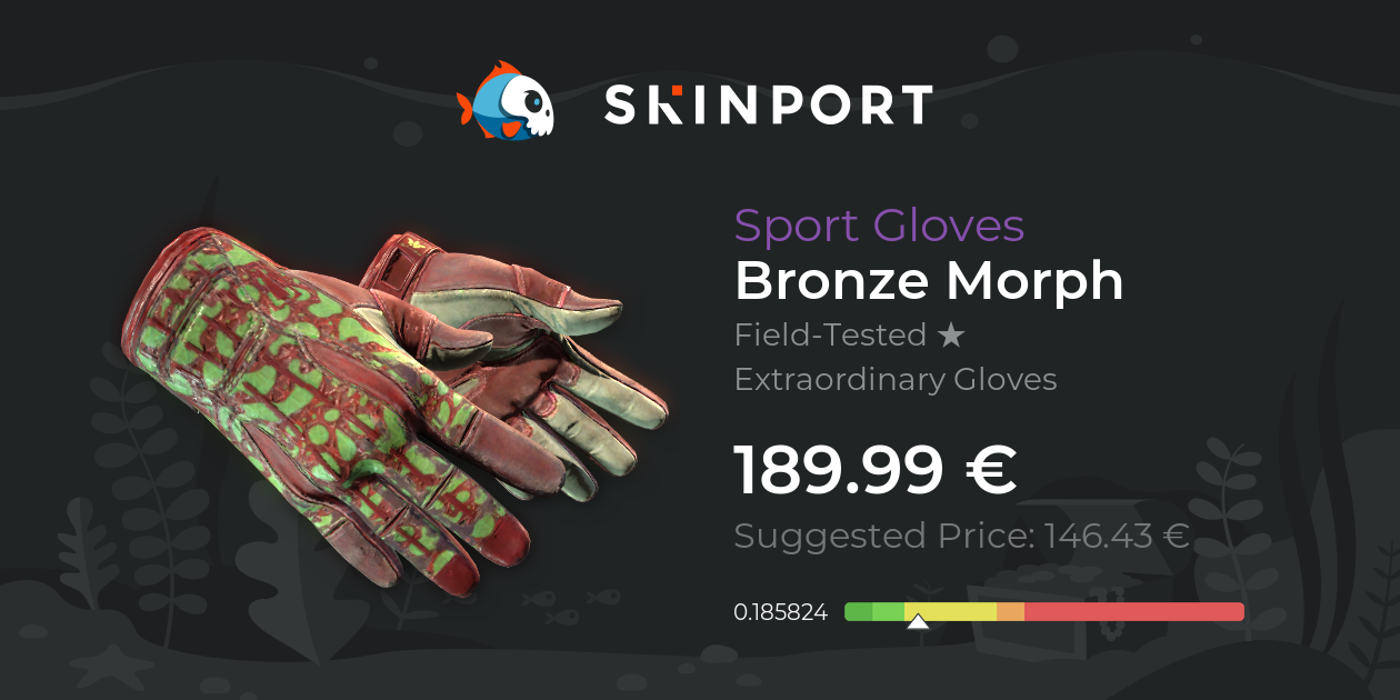 Sport Gloves | Bronze Morph (Field-Tested) - Counter-Strike 2 - Skinport
