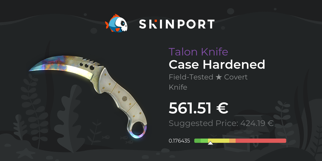 Talon Knife | Case Hardened (Field-Tested) - Counter-Strike 2 - Skinport