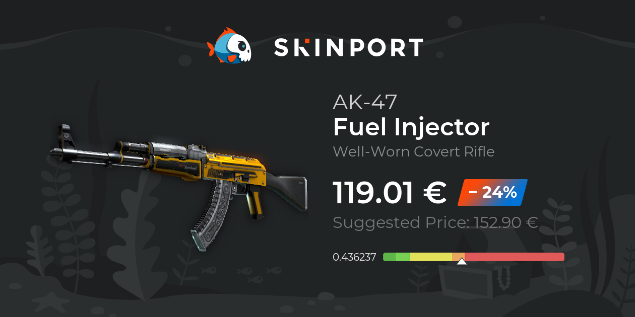 AK-47 | Fuel Injector (Well-Worn) - CS2 - Skinport