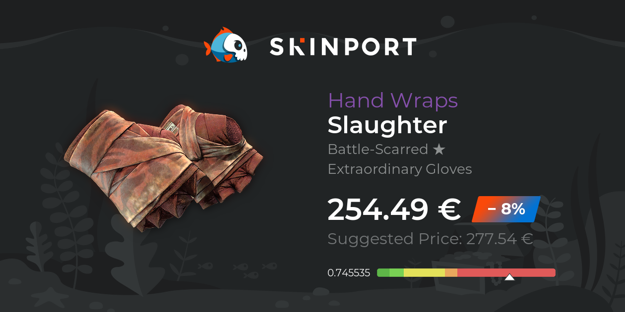 Hand Wraps | Slaughter (Battle-Scarred) - Counter-Strike 2 - Skinport