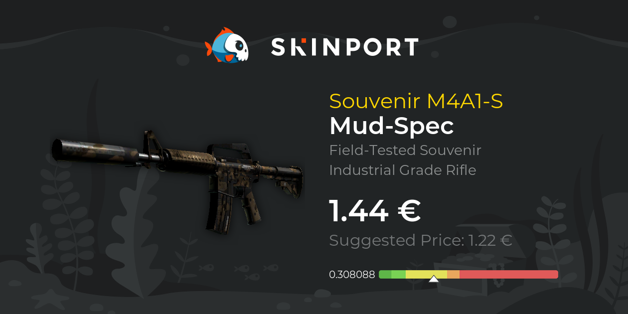 Souvenir M4A1-S | Mud-Spec (Field-Tested) - Counter-Strike 2 - Skinport
