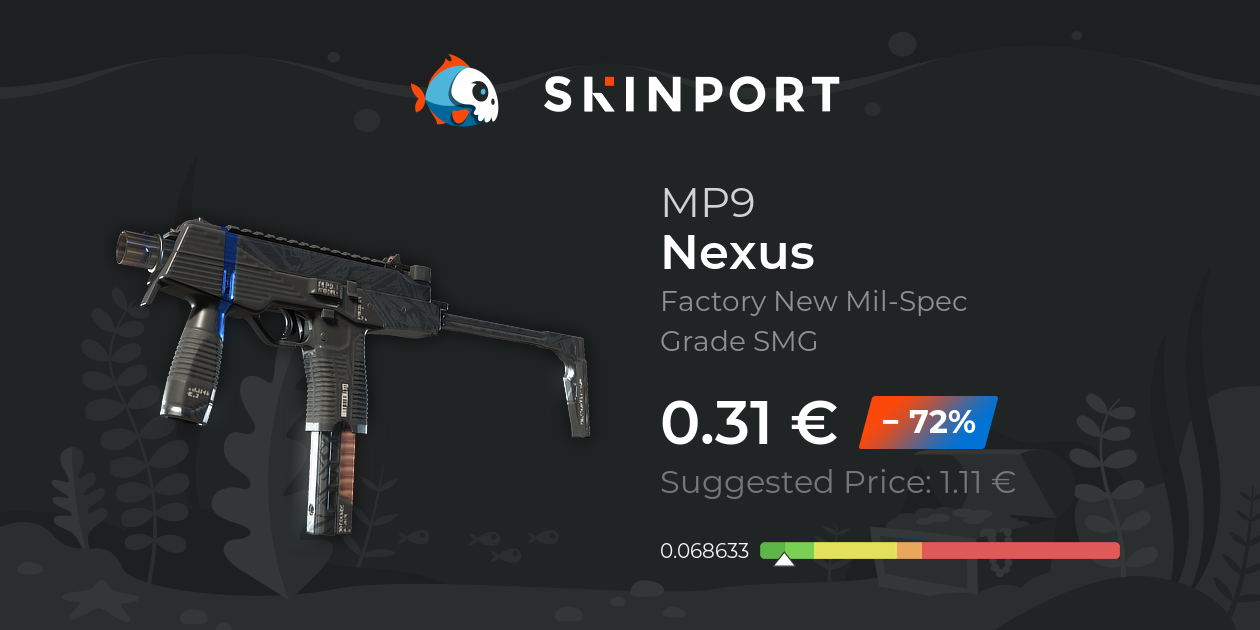 MP9 | Nexus (Factory New) - Counter-Strike 2 - Skinport