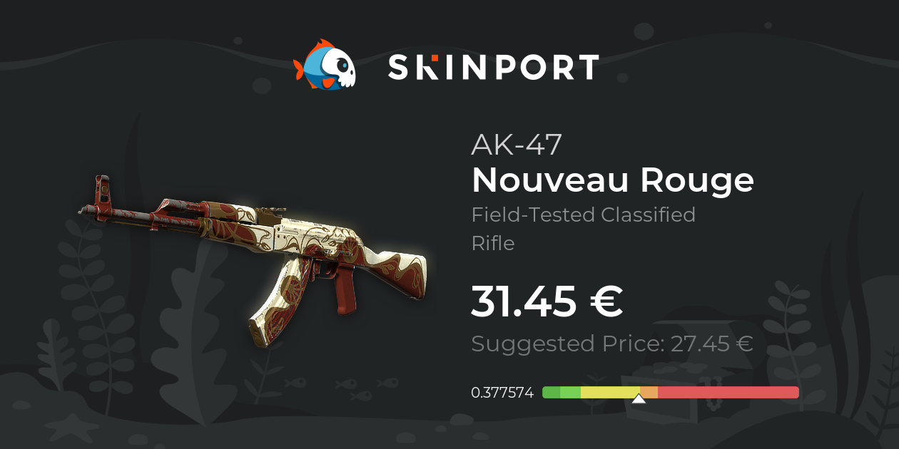 AK-47 | Nouveau Rouge (Field-Tested) - Counter-Strike 2 - Skinport