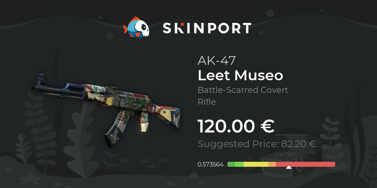 AK-47 | Leet Museo (Battle-Scarred) - Counter-Strike 2 - Skinport